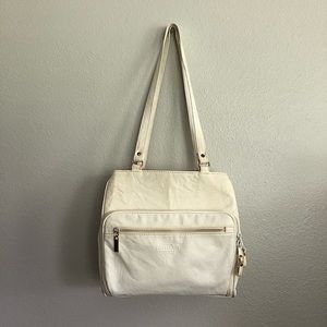 Vintage | Bags | 9s Mitzi Original Logan Collection Off White Leather ...